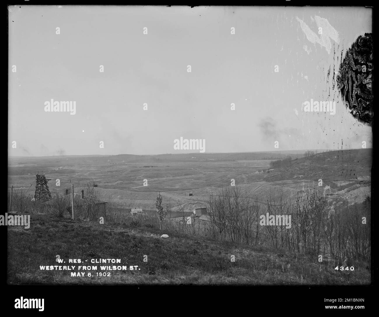 Wachusett Reservoir, westerly from Wilson Street, Clinton, Mass., May 6 ...