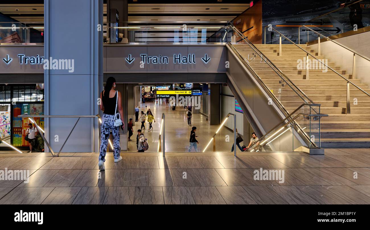 Steps in Pennsylvania Station Stock Photo - Alamy