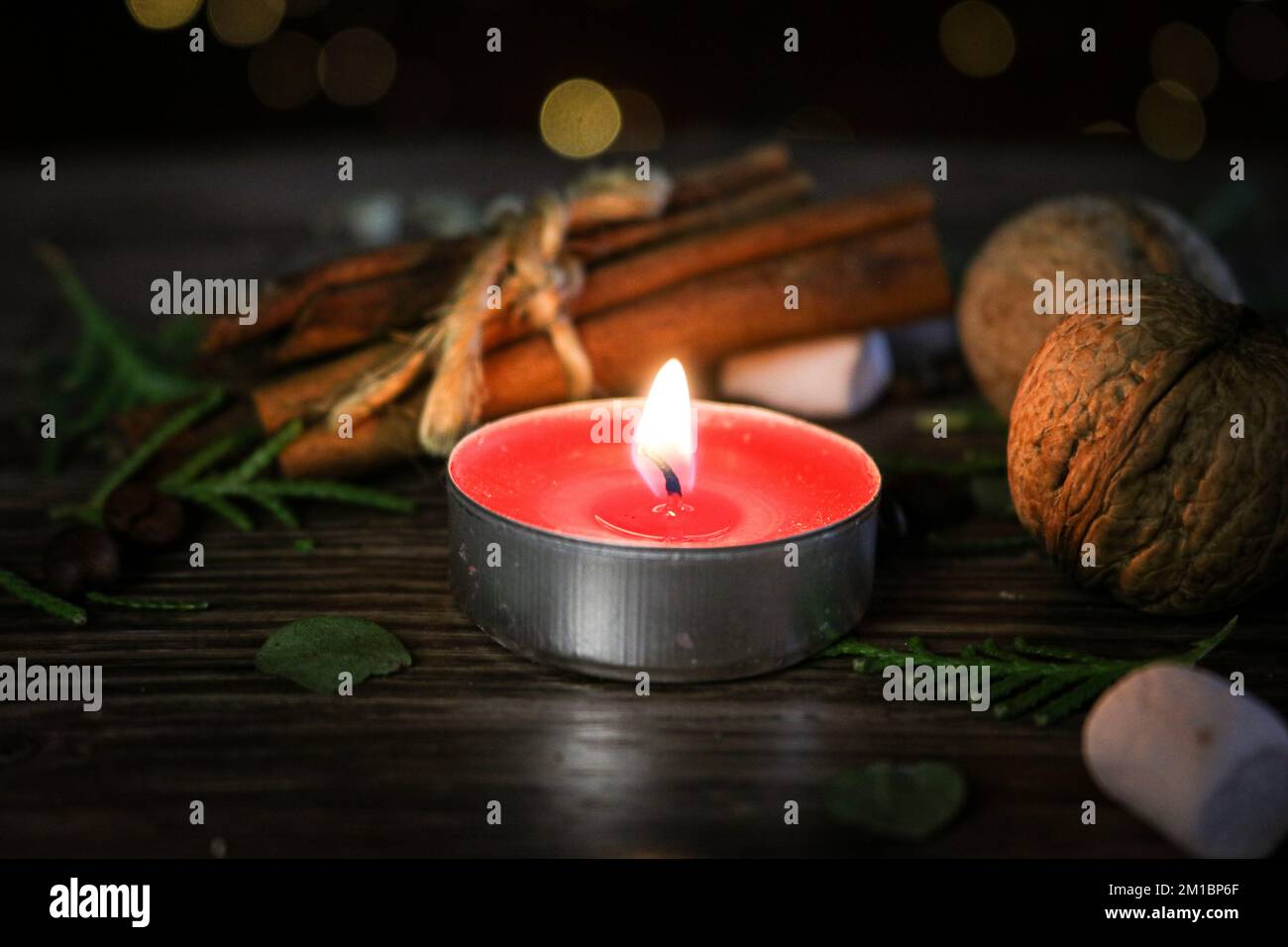 Retro candlelight hi-res stock photography and images - Alamy