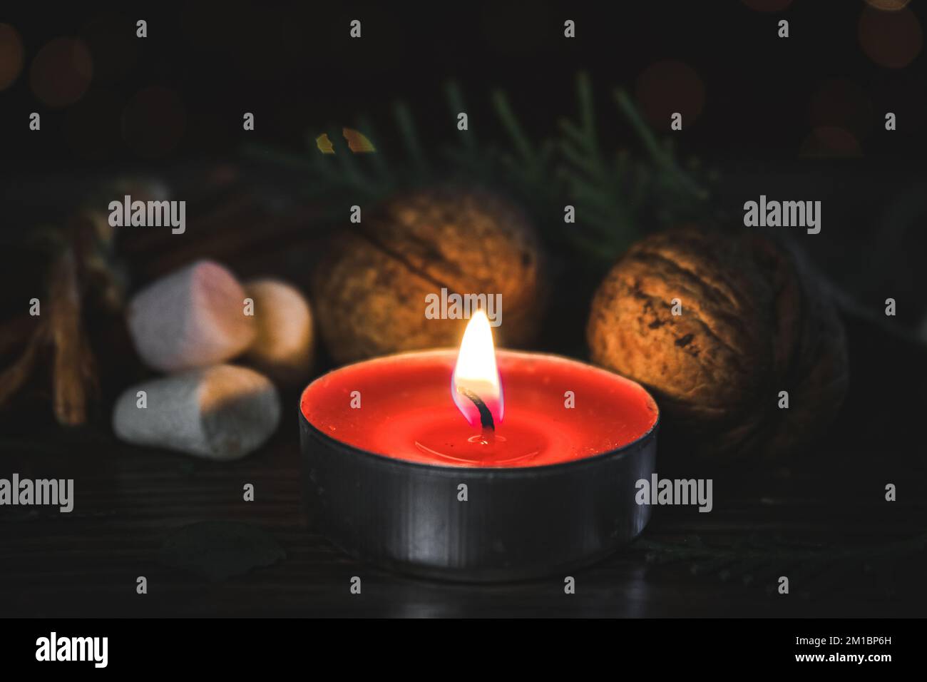 Retro candlelight hi-res stock photography and images - Alamy