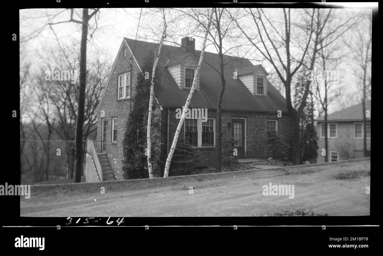 Wachusett Road #64 , Houses. Needham Building Collection Stock Photo ...