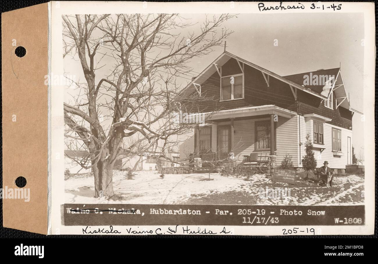 Waine C. and Hilda A. Niskala, house, Hubbardston, Mass., Nov. 17, 1943 ...