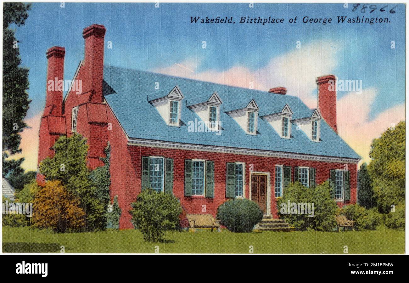 Wakefield, birthplace of George Washington. , Historic buildings ...