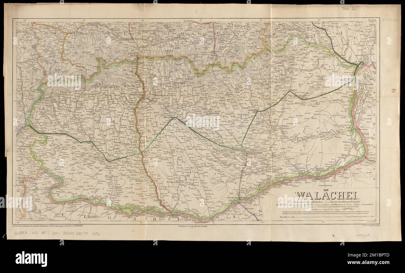 Wallachia romania map hi-res stock photography and images - Alamy