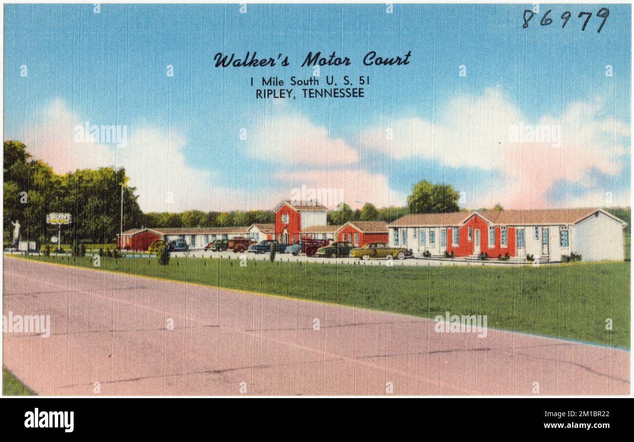 Walker's Motor Court, 1 mile south U.S. 51, Ripley, Tennessee , Motels ...