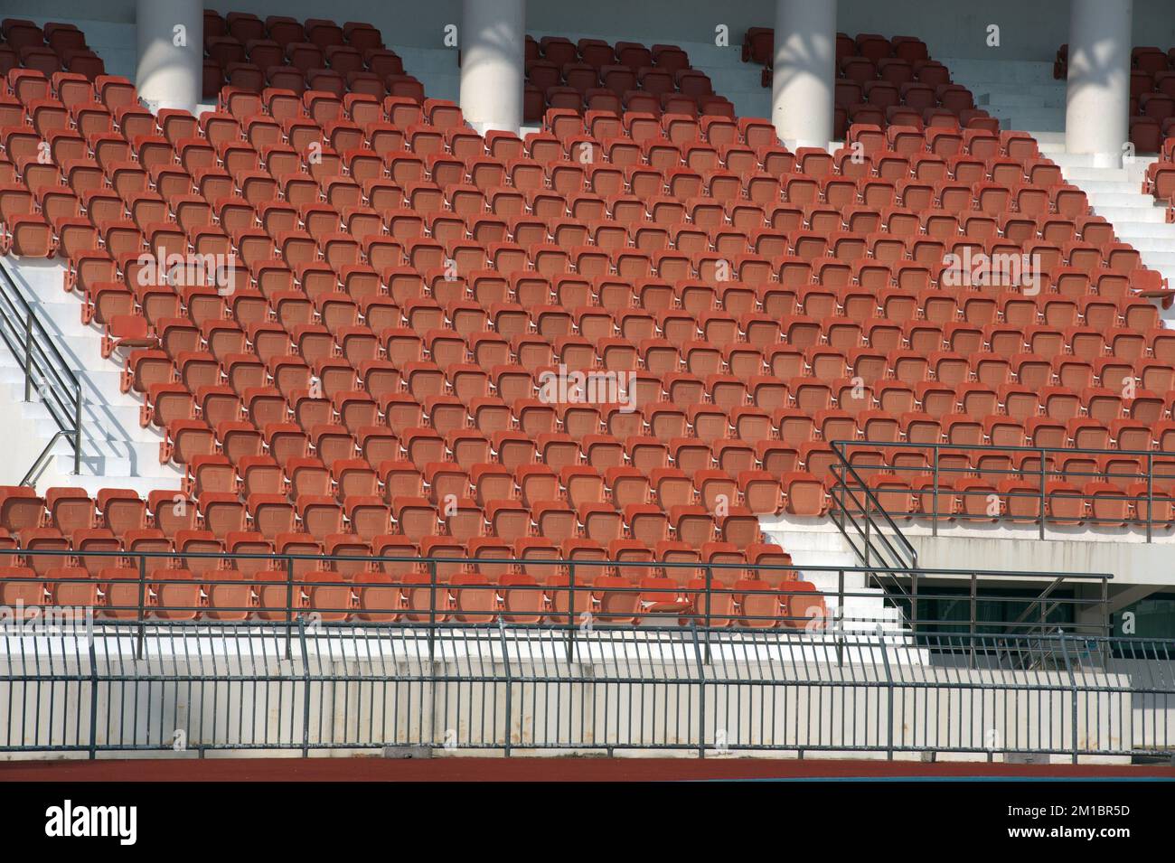 Colorful of stadium seats in texture or background Stock Photo - Alamy
