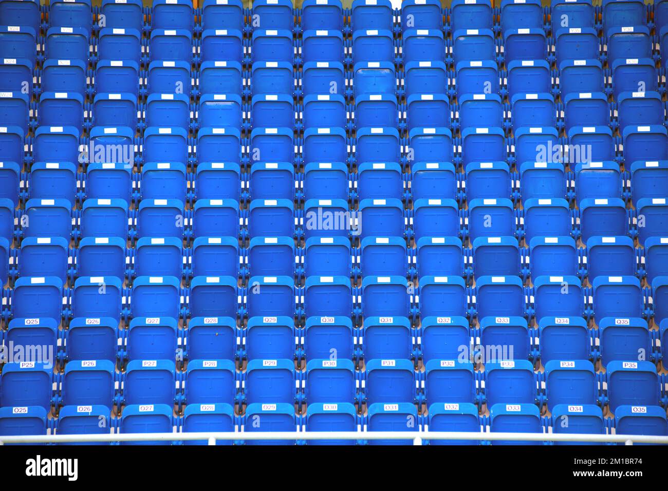 Colorful of stadium seats in texture or background Stock Photo - Alamy