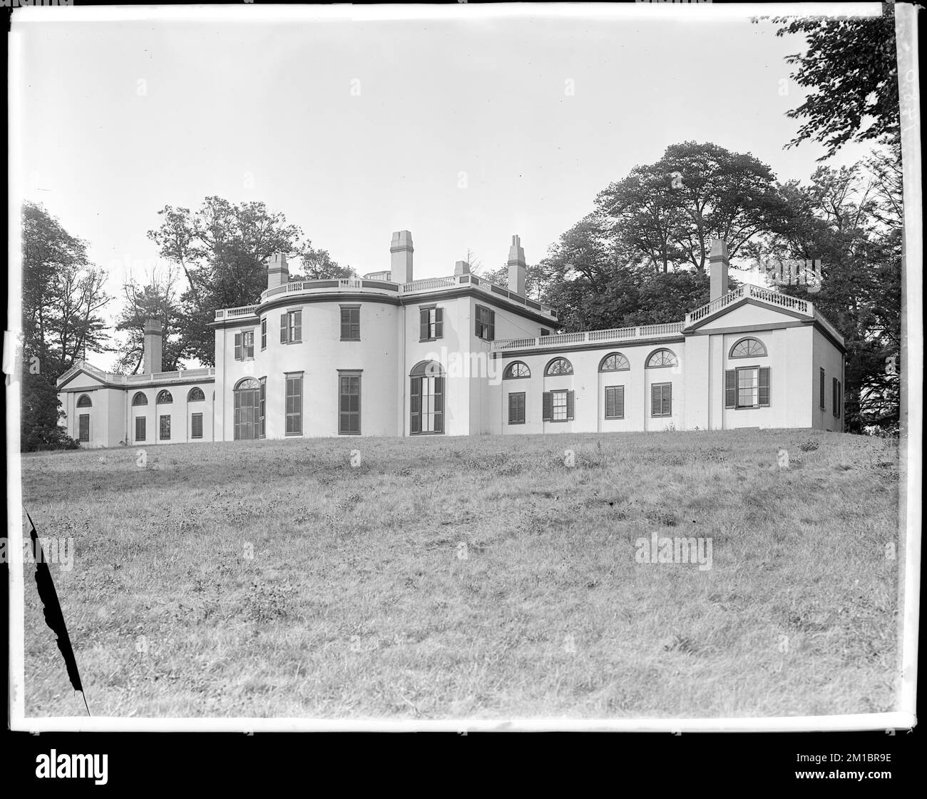 Waltham, Governor Gore Mansion, rear, 1799 , Mansions, Gore ...