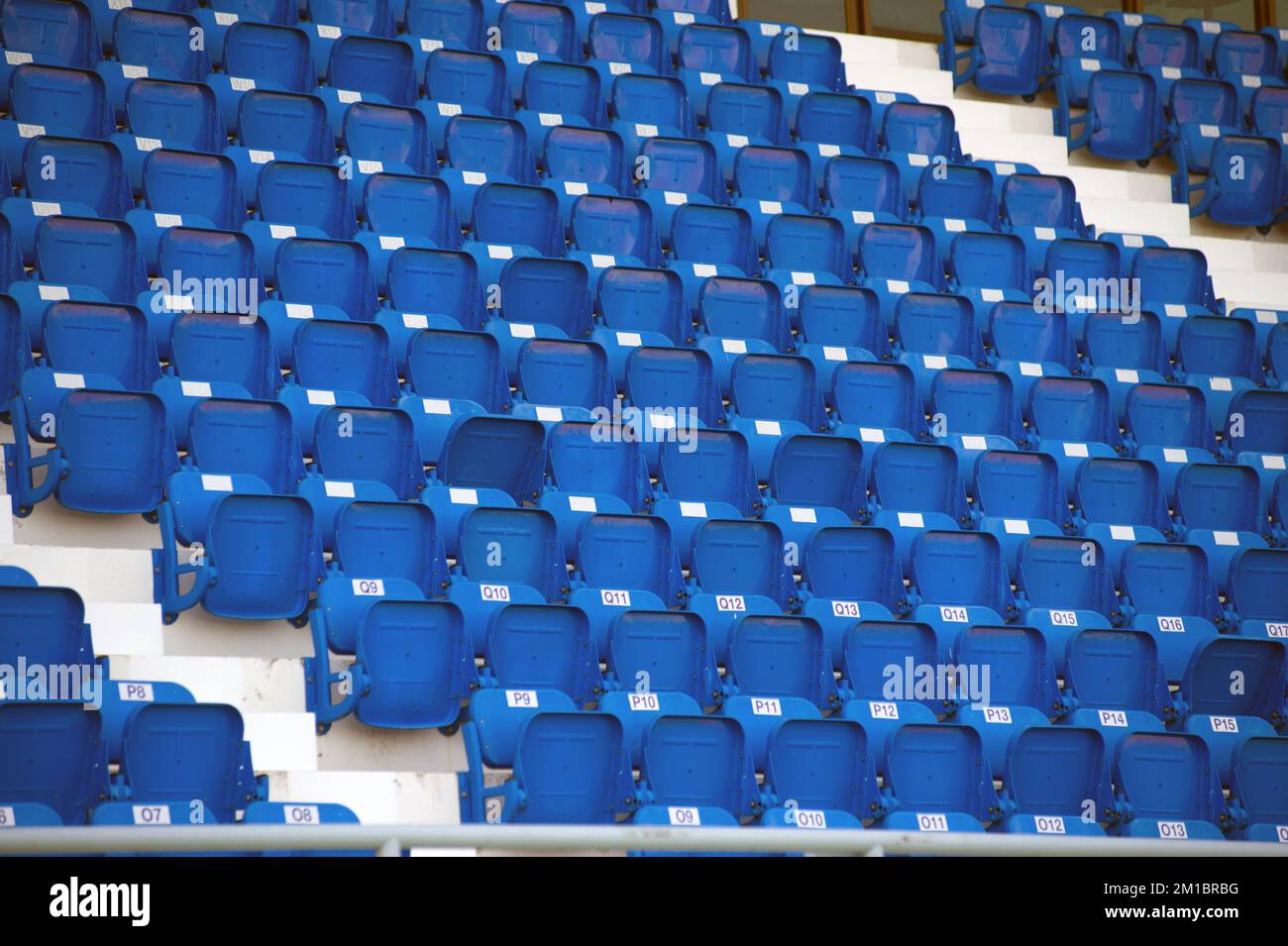 Colorful of stadium seats in texture or background Stock Photo - Alamy
