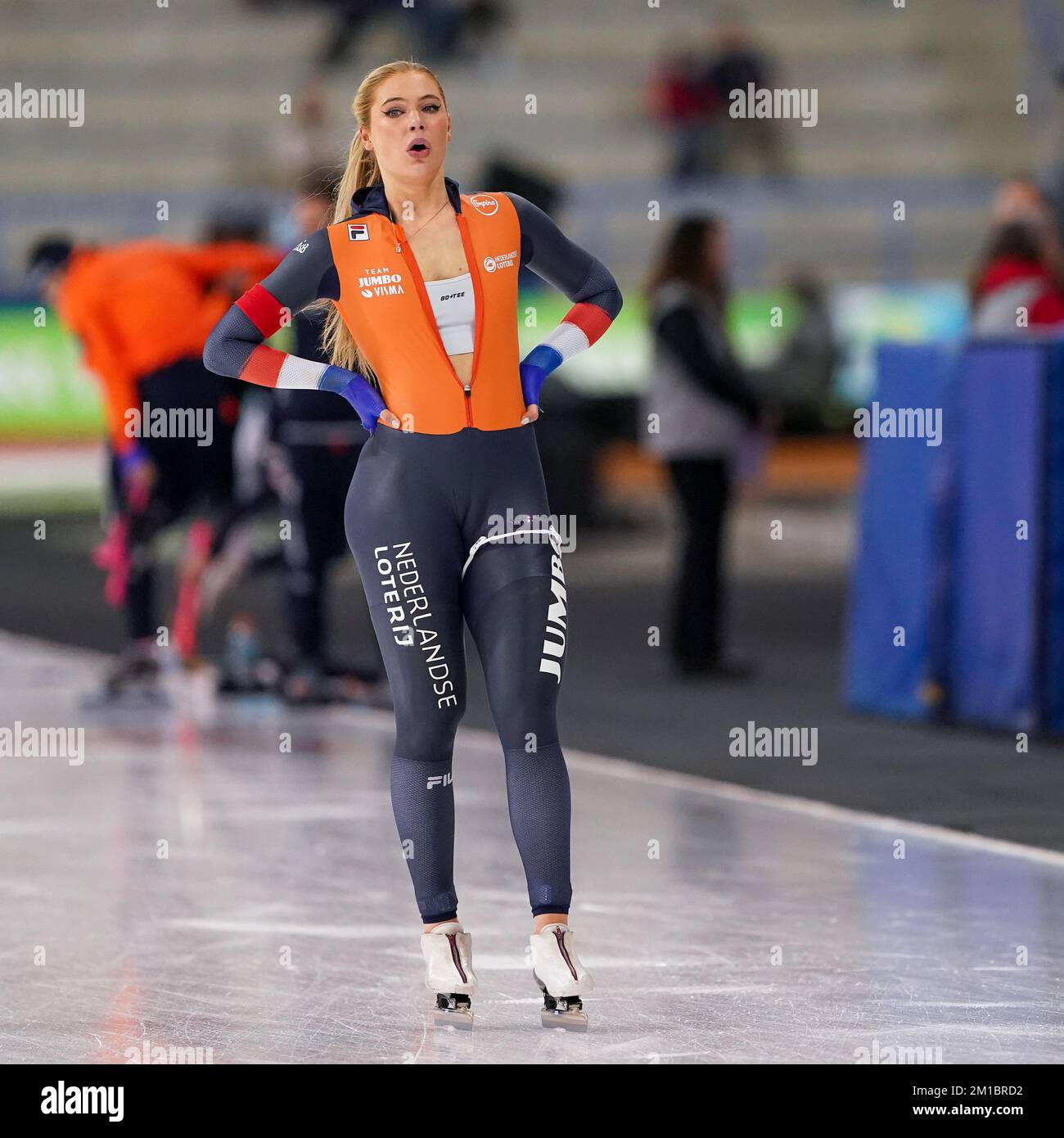 CALGARY, CANADA - DECEMBER 11: Jutta Leerdam of The Netherlands ...