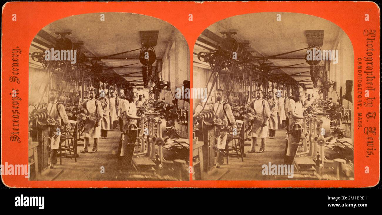 Waltham Watch Manufactory. Machine shop , Factories, Clock & watch ...