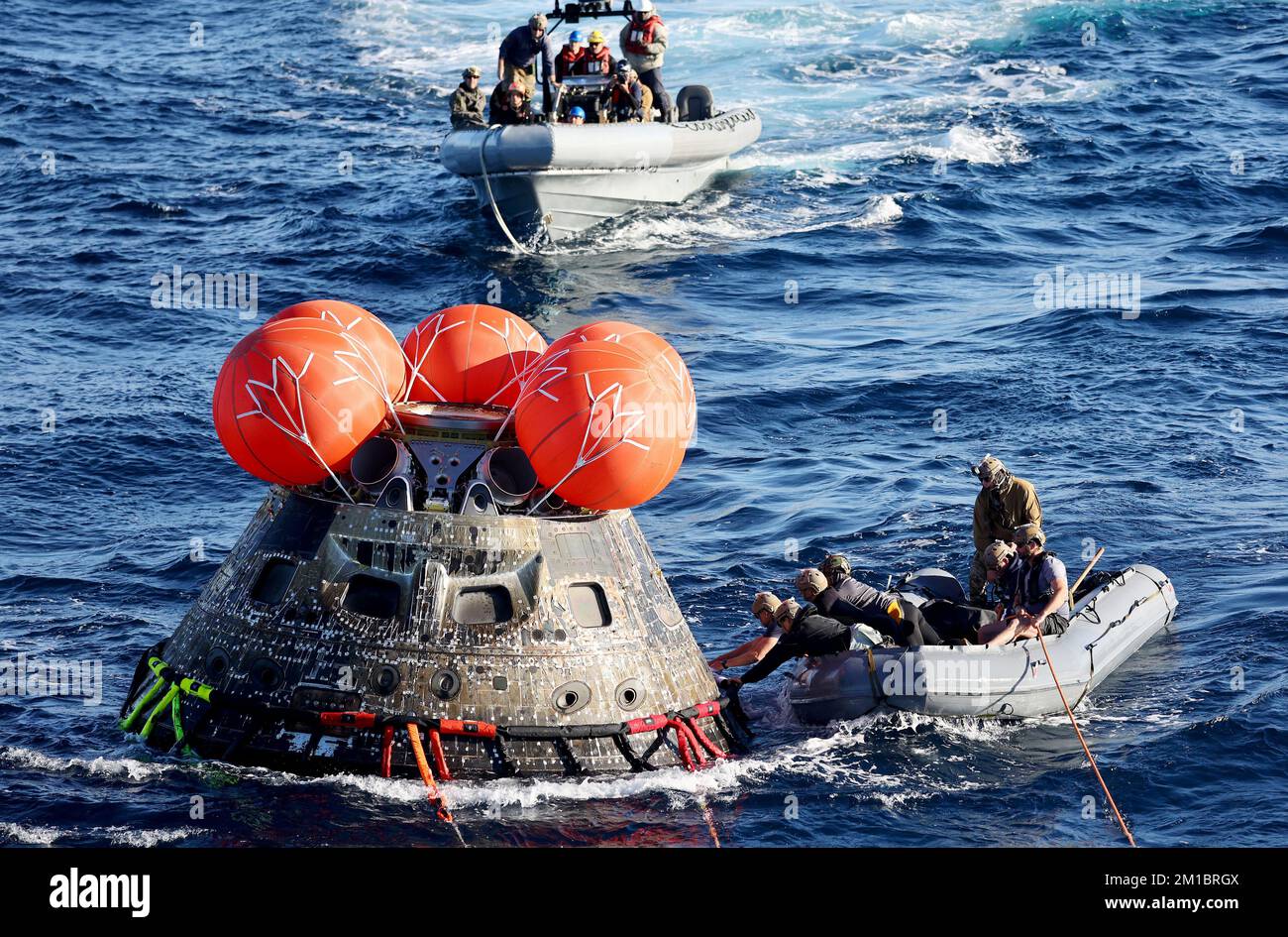 Baja California, Mexico, on Sunday, December 11, 2022. U.S. Navy divers ...