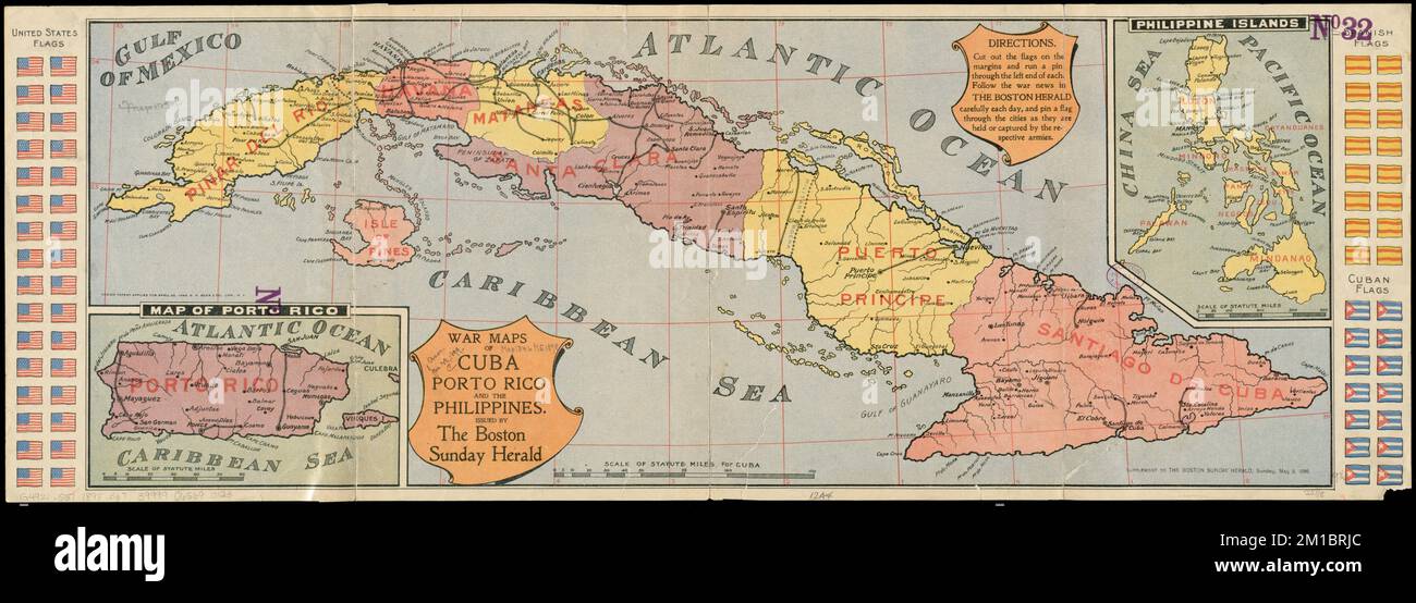 Spanish American War World Map