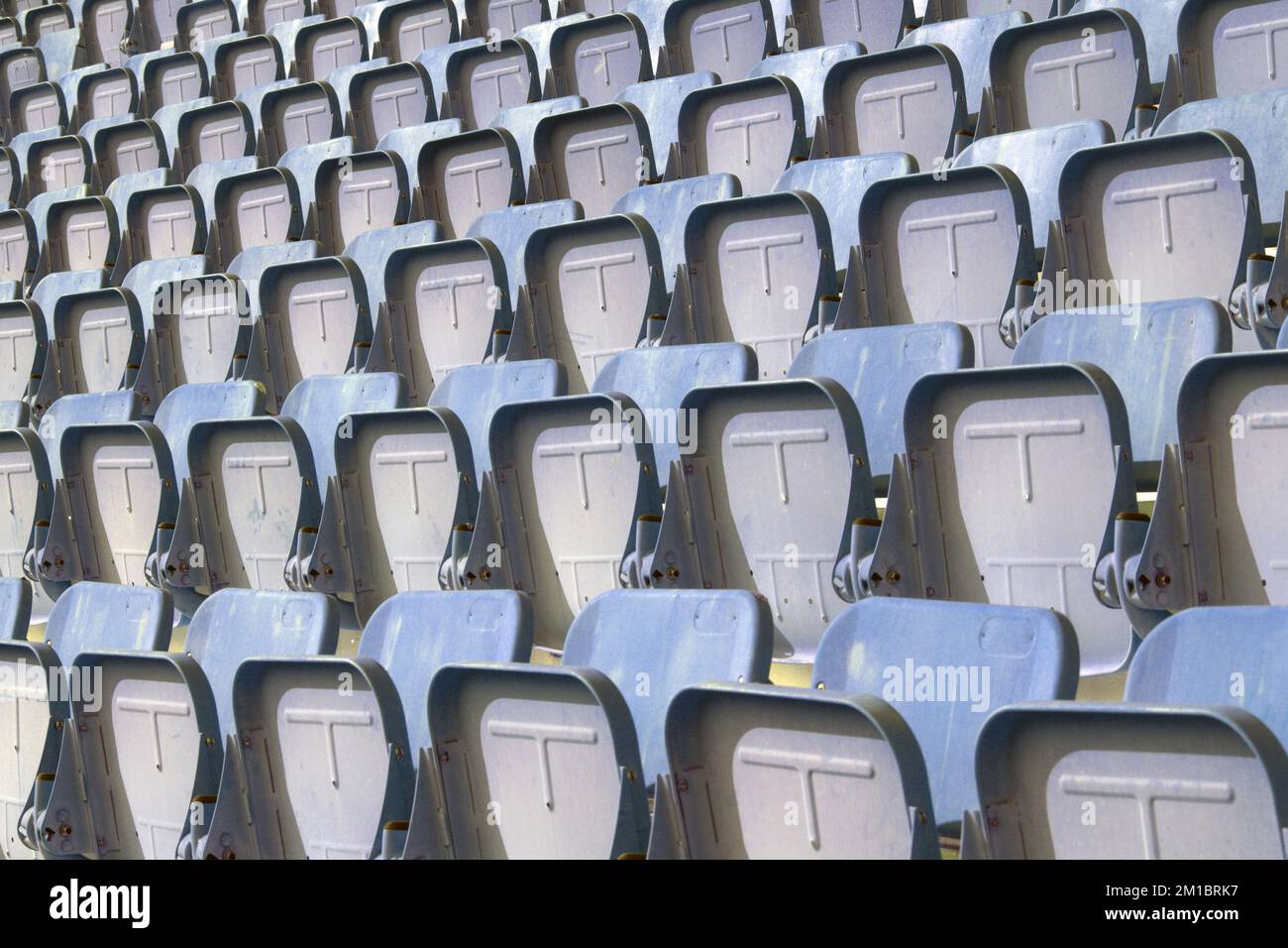 Colorful of stadium seats in texture or background Stock Photo - Alamy