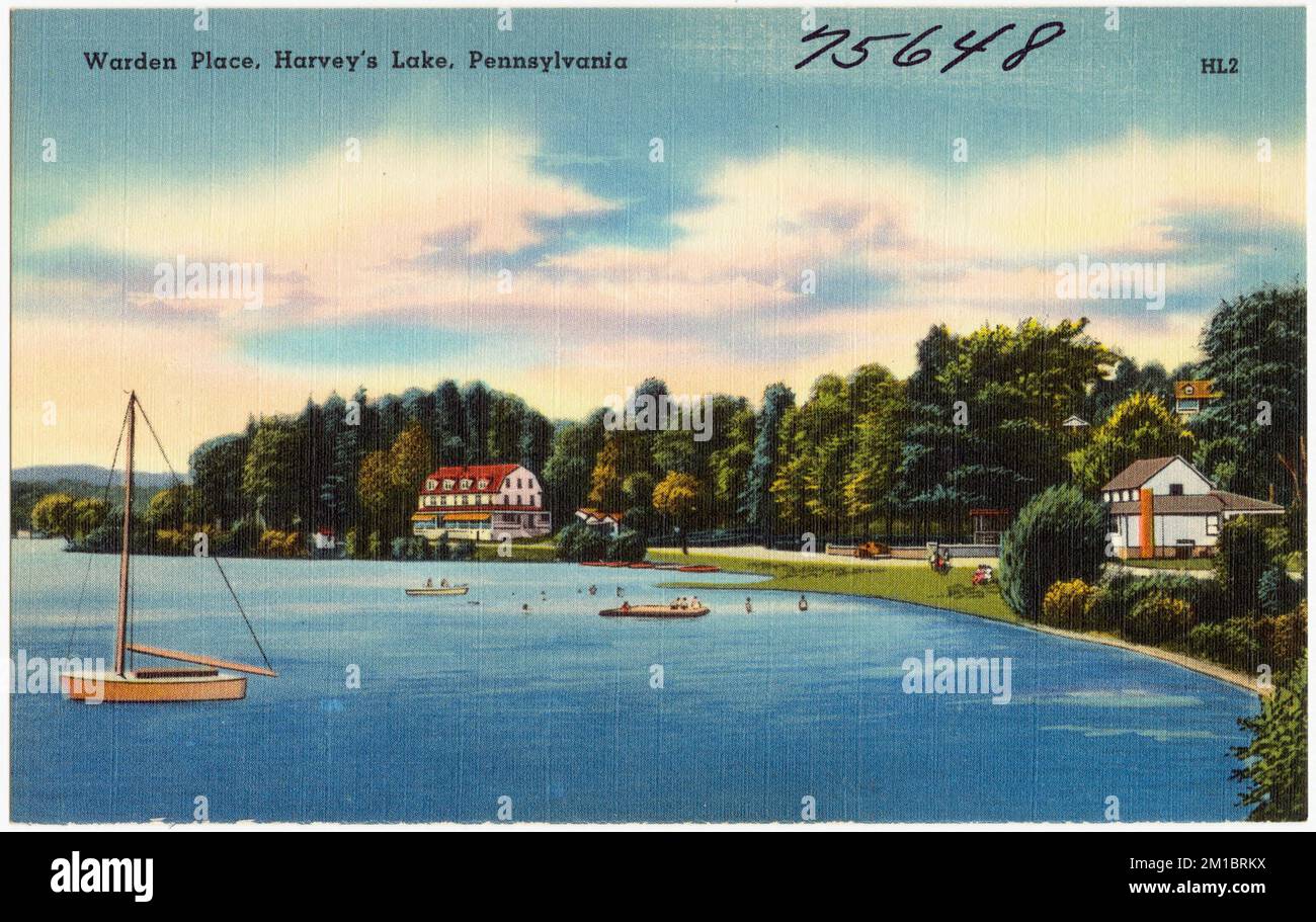 Warden Place, Harvey's Lake, Pennsylvania , Lakes & ponds, Tichnor ...