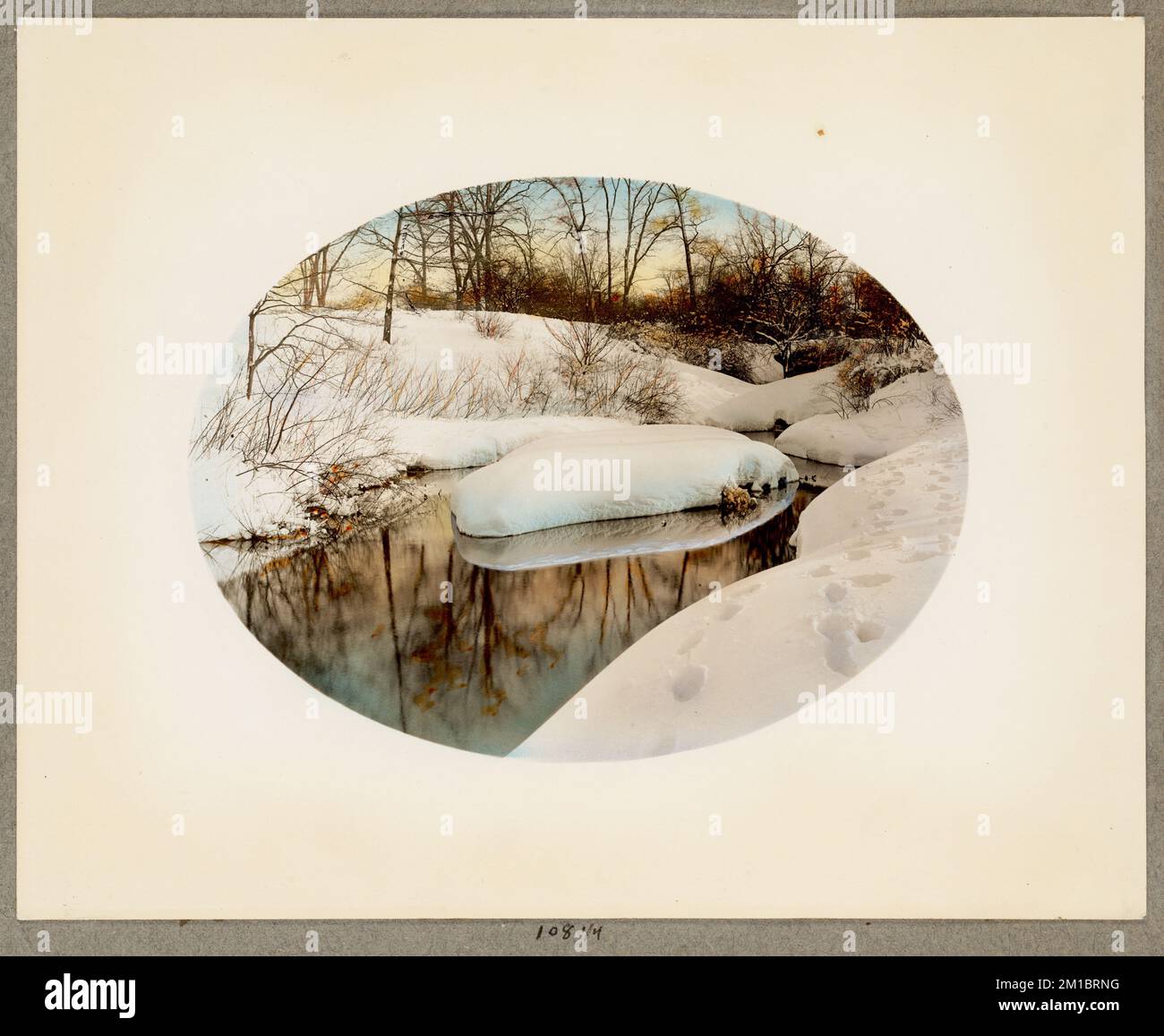 Ward's Brook pool , Winter, Pools. Leon Abdalian Collection Stock Photo ...
