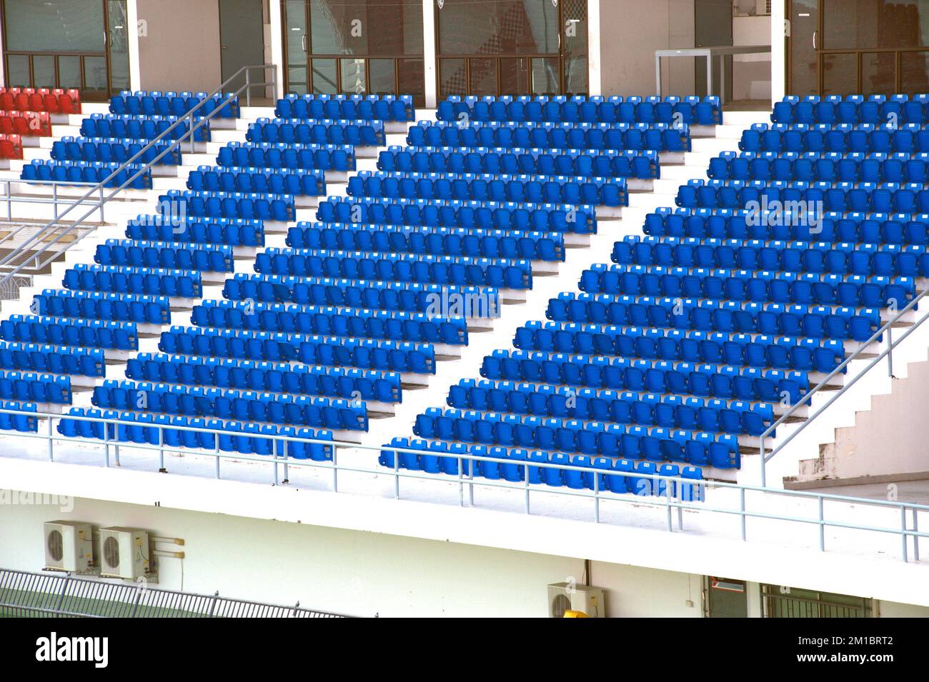 Colorful of stadium seats in texture or background Stock Photo - Alamy