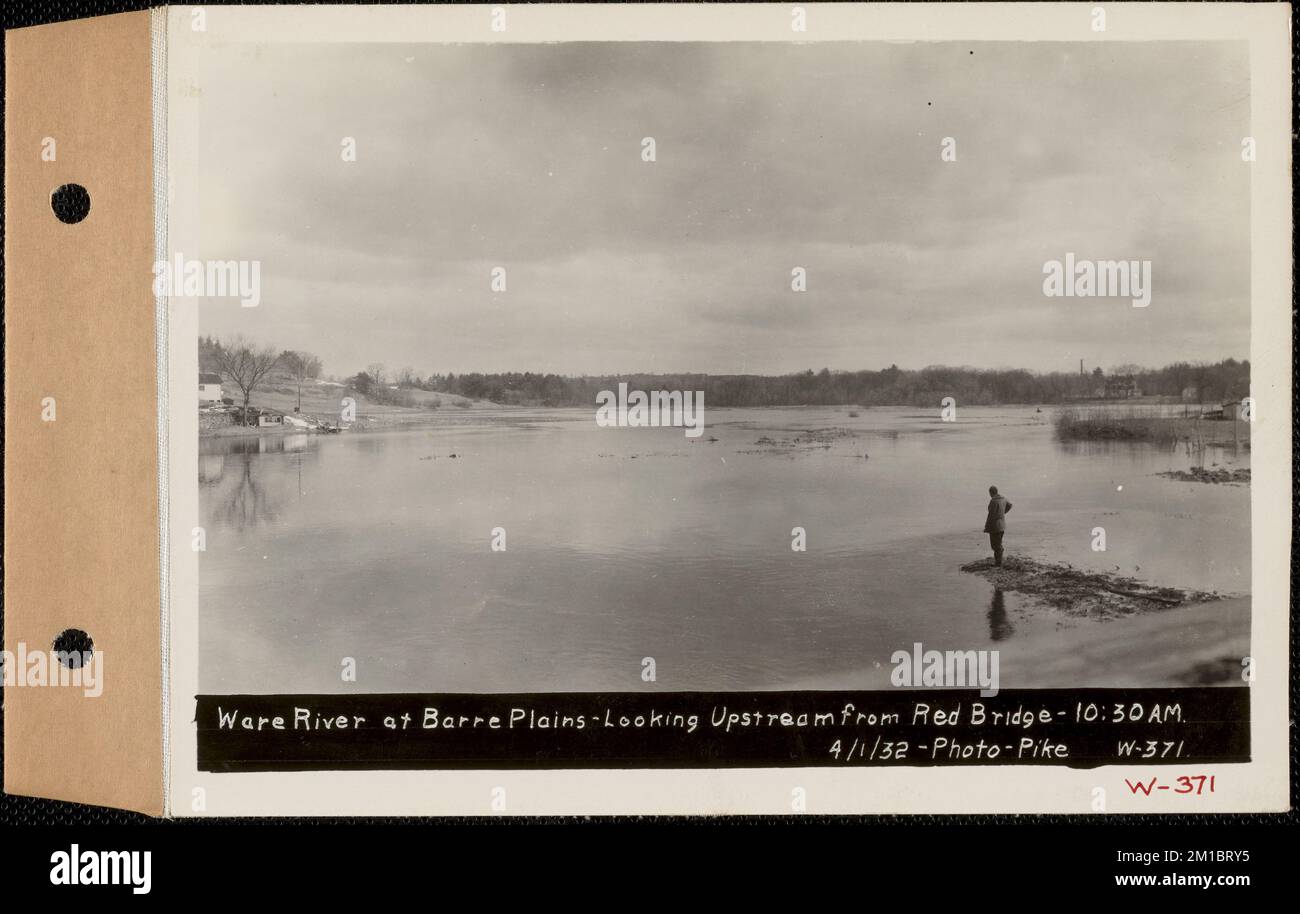 Ware River at Barre Plains looking upstream from Red Bridge, Barre ...