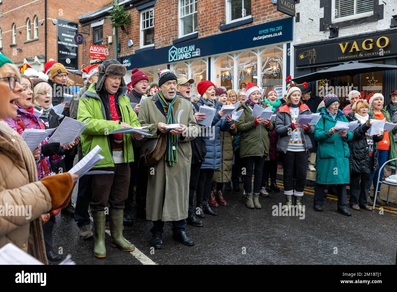 Lymm Village, Cheshire, UK. December 10th 2022 - Lymm Village, Cheshire ...