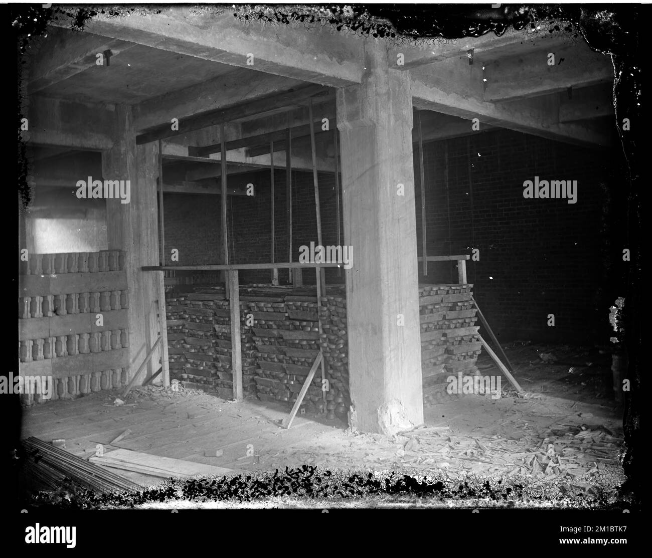 Warehouse interior , Warehouses, Boston Wharf Company Collection Stock ...