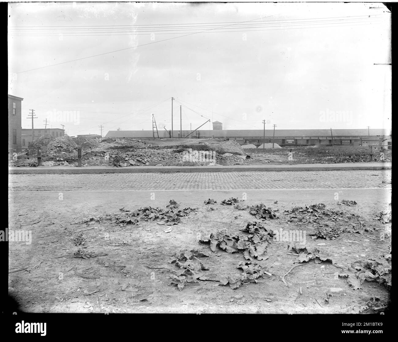 Warehouse and railroad track 'steam boilers' , Warehouses, Railroad ...