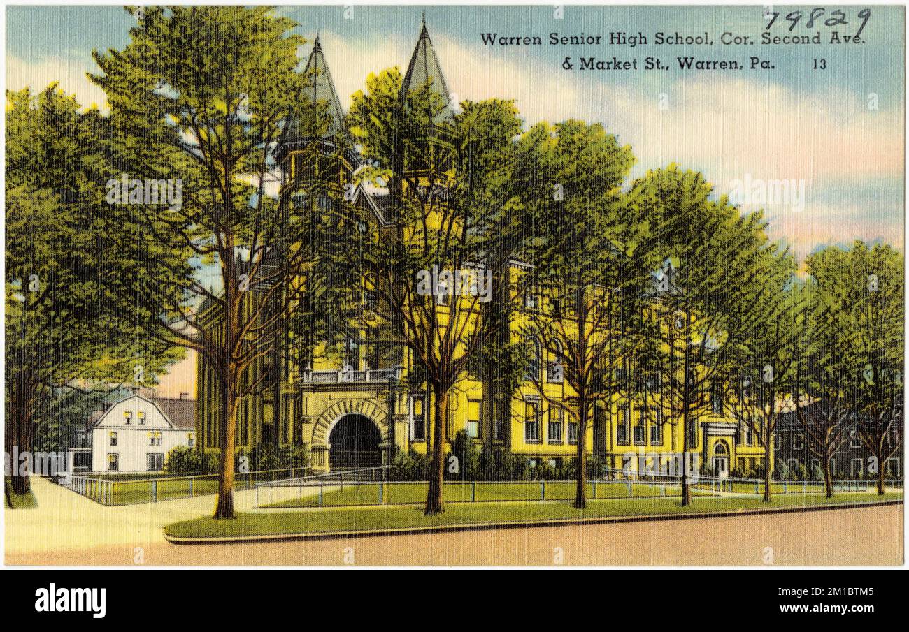 Warren Senior High School, cor. Second Ave. & Market St., Warren, Pa ...