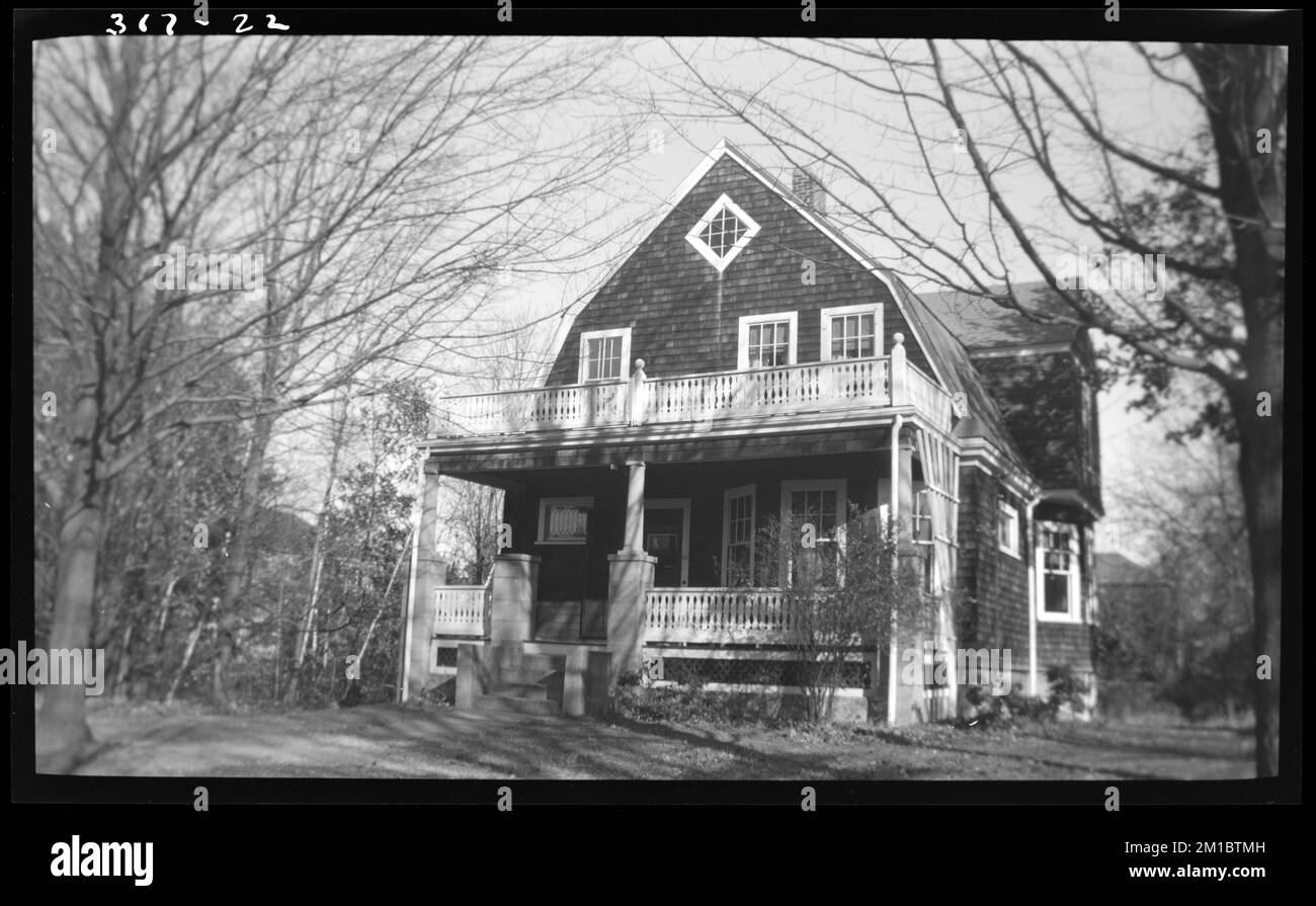 Warren St #22 , Houses. Needham Building Collection Stock Photo - Alamy