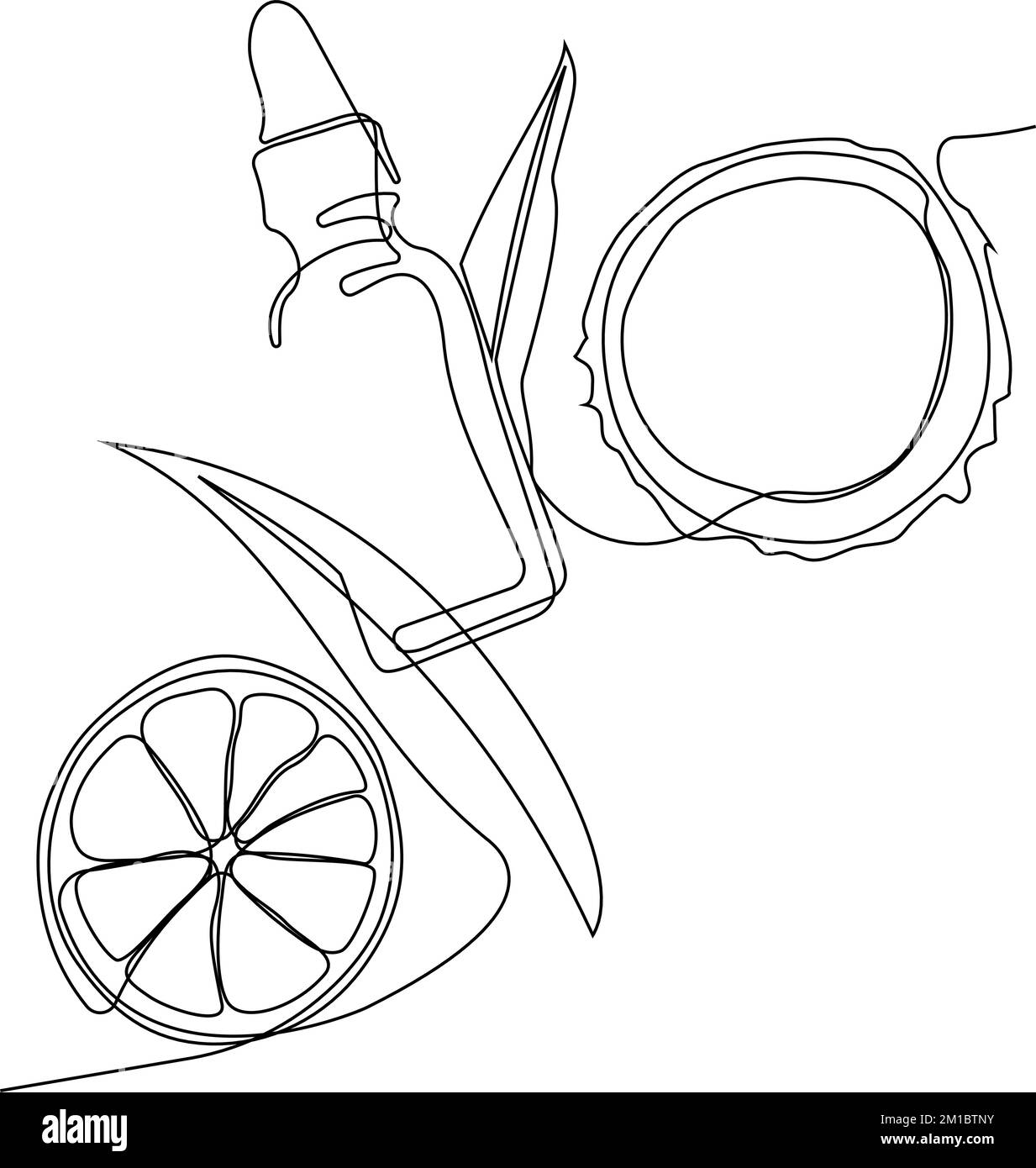 Top view sunscreen products Stock Vector Images - Alamy