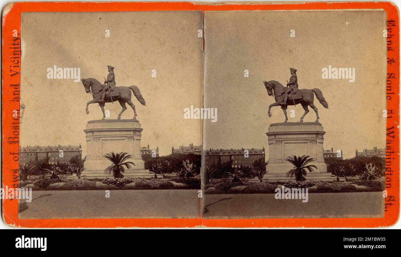 Washington Equestrian Statue, Public Garden, Boston, Mass. , Parks ...