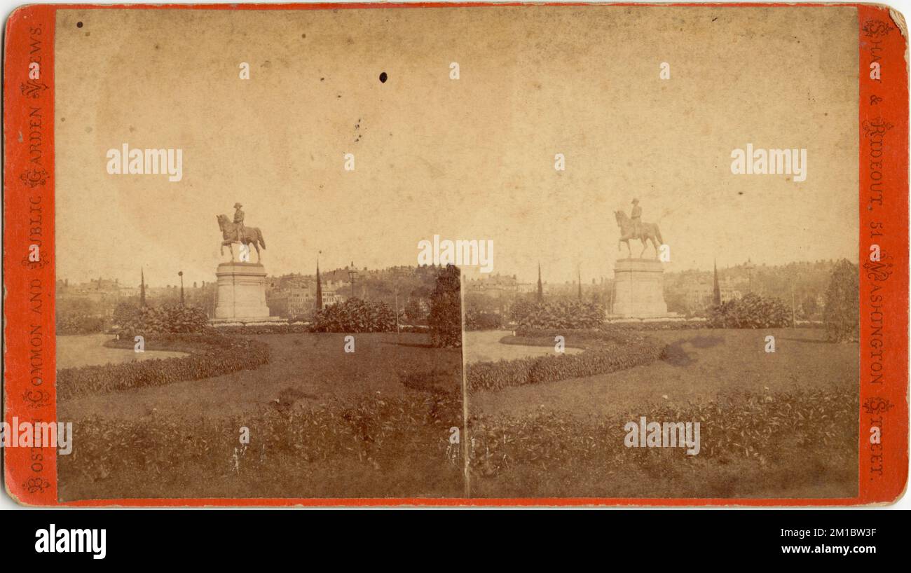 Washington Equestrian Statue, Public Garden, Boston, Mass. , Parks ...