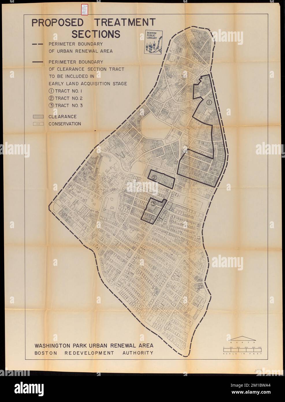 Washington Park urban renewal area : proposed treatment sections ...