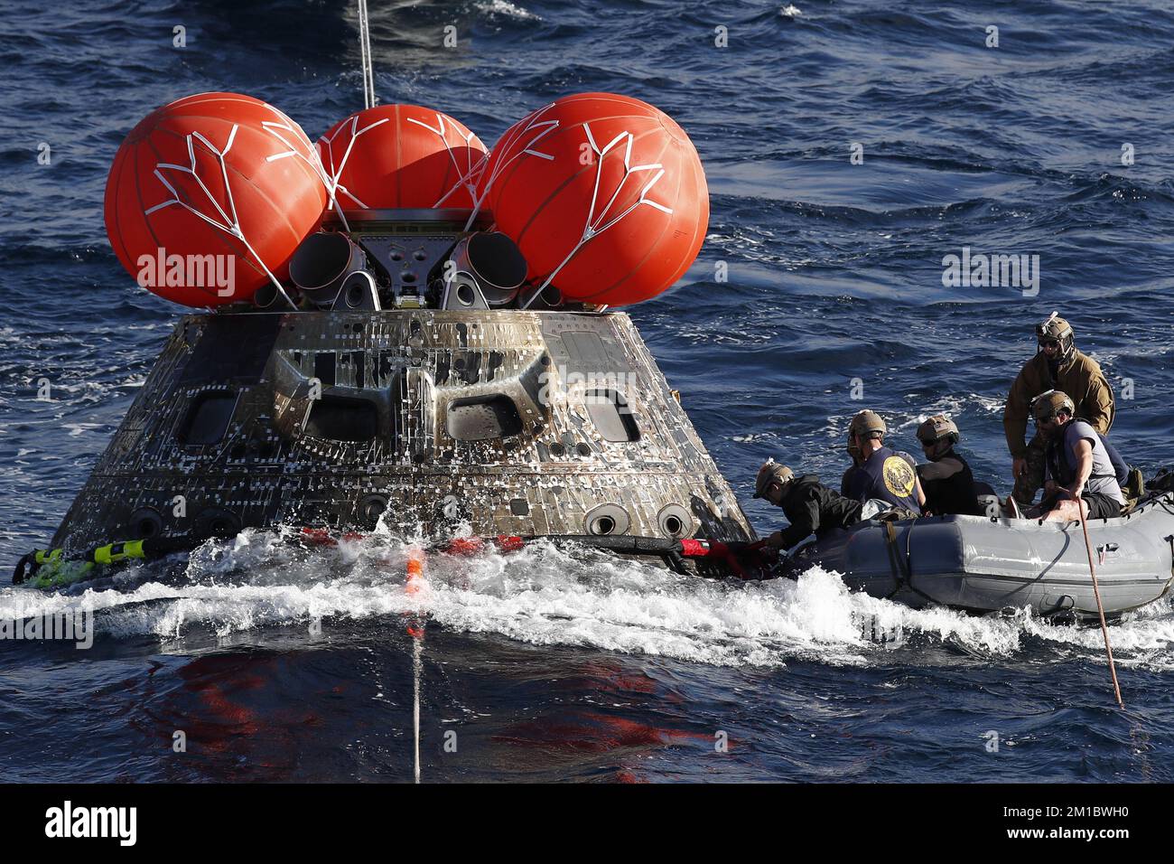 Baja California, Mexico, on Sunday, December 11, 2022. U.S. Navy divers ...