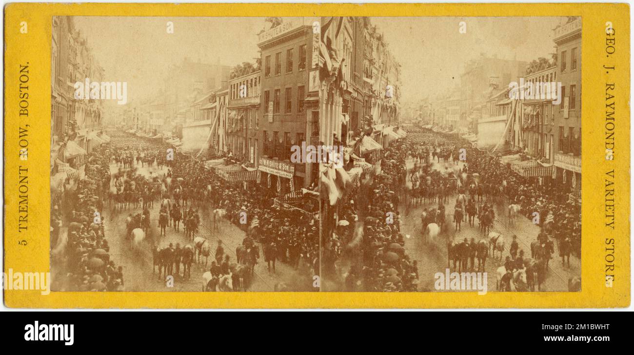 Washington St. June 17th, 1875 , Military parades & ceremonies ...