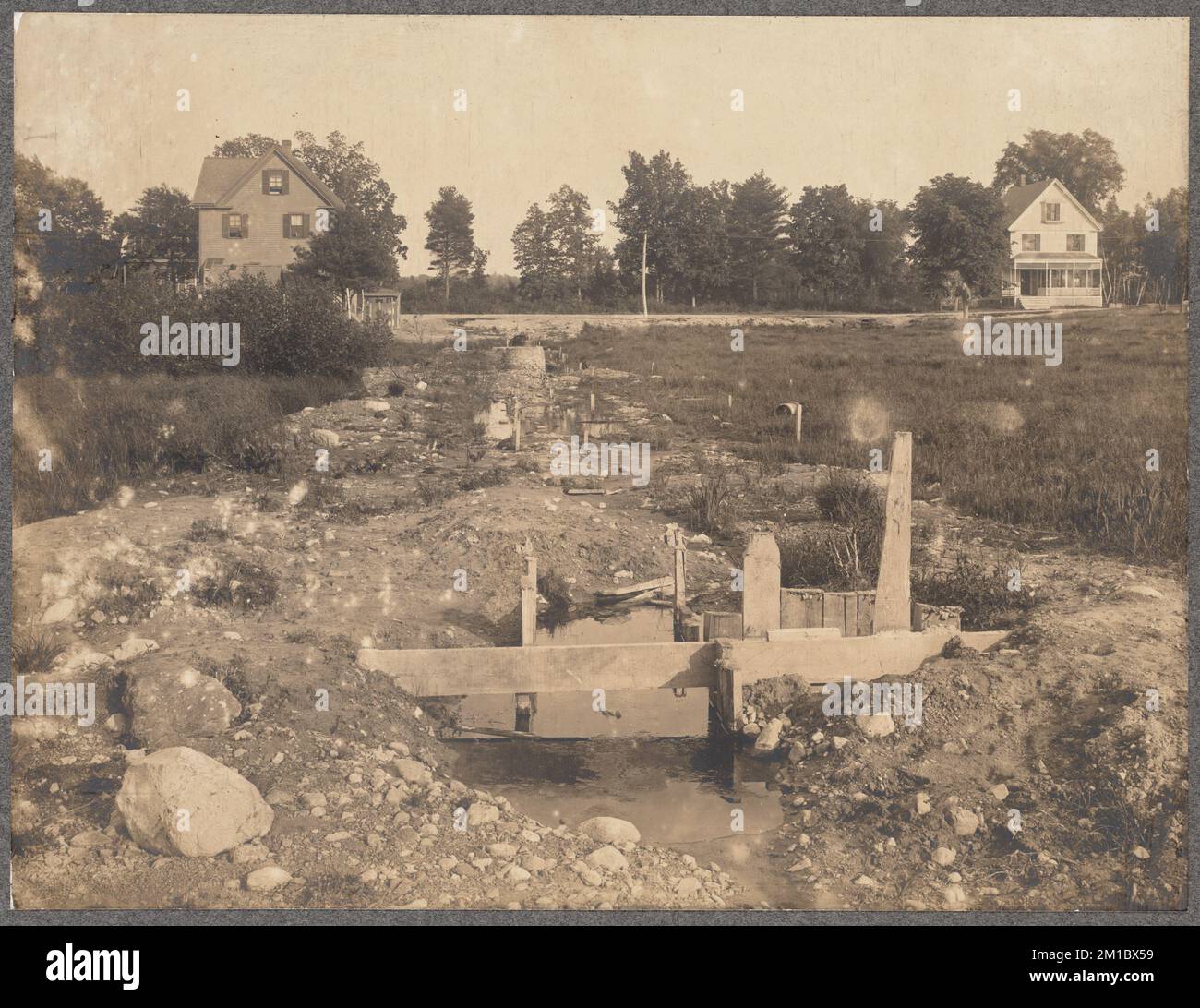 Water running under wooden planks , Waterways, Construction Edgar ...