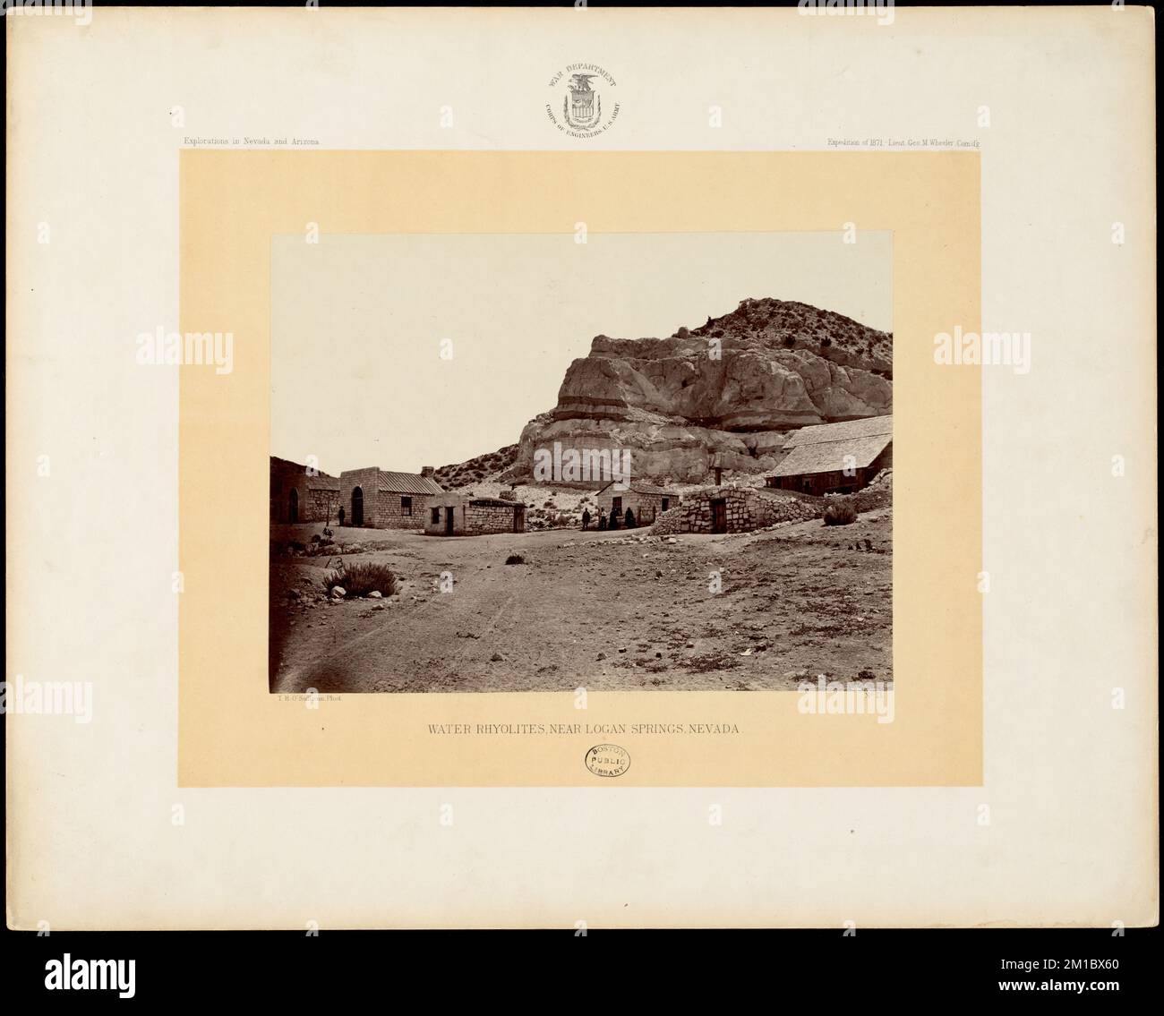 Water rhyolites, near Logan Springs, Nevada ,. Photographs of the ...