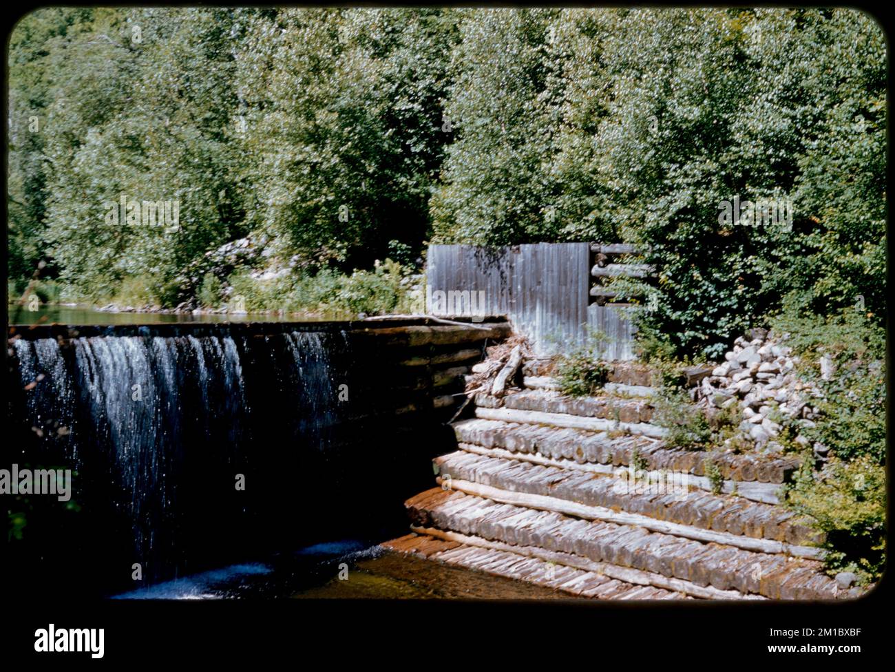 Waterfall, New Hampshire , Waterfalls. Edmund L. Mitchell Collection ...