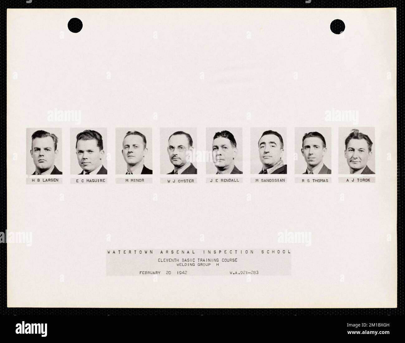 Watertown Arsenal Inspection School, Eleventh Basic Training Course ...