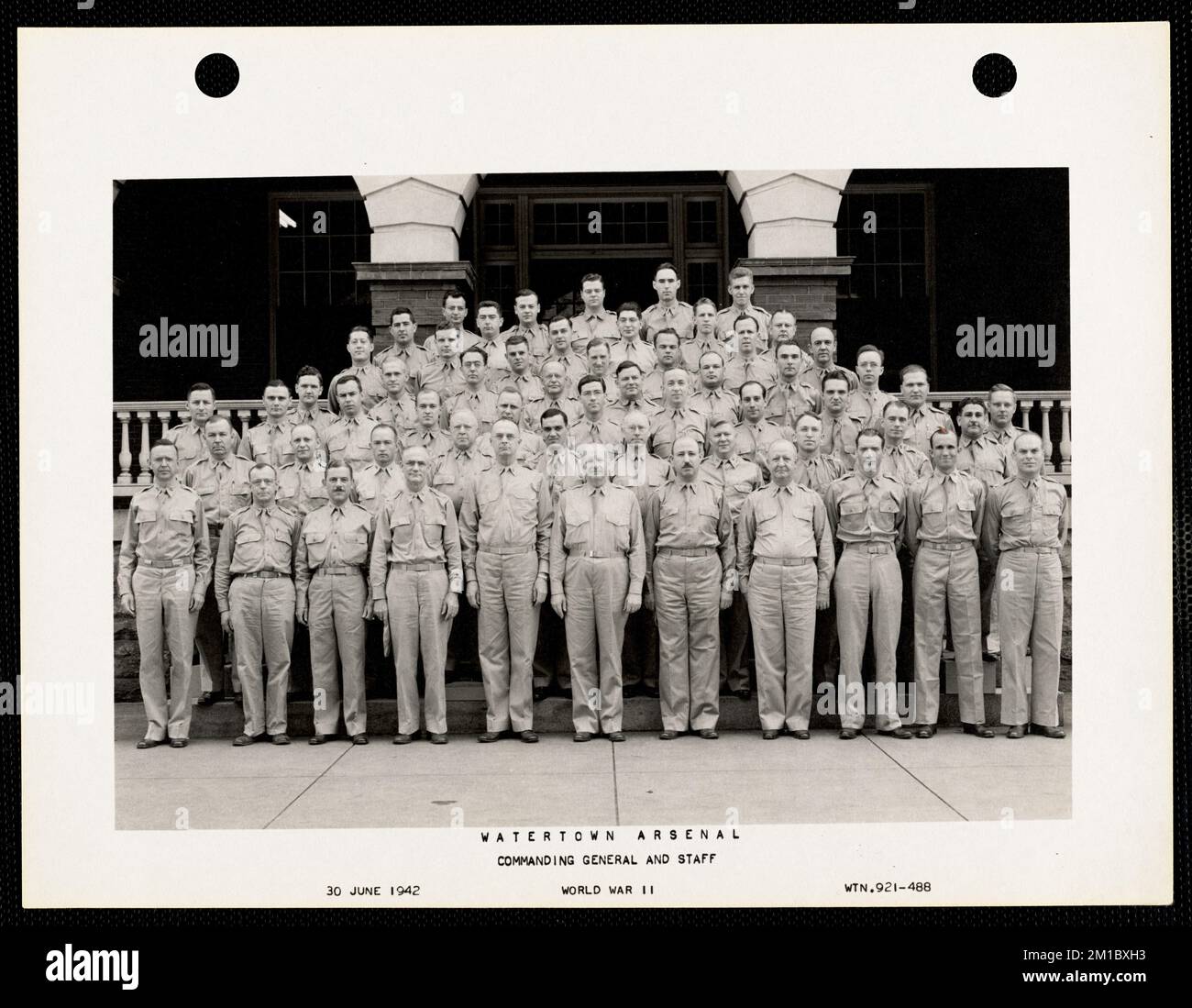 Watertown Arsenal, Commanding General and Staff, World War II ...