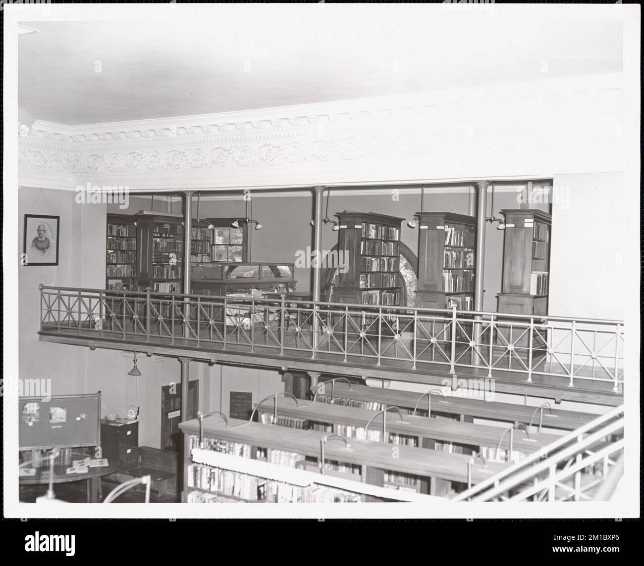 Wayland Library, upper west stacks , Public libraries, Bookcases ...
