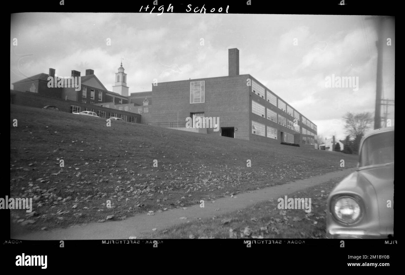 Webster St High School , Schools. Needham Building Collection Stock ...