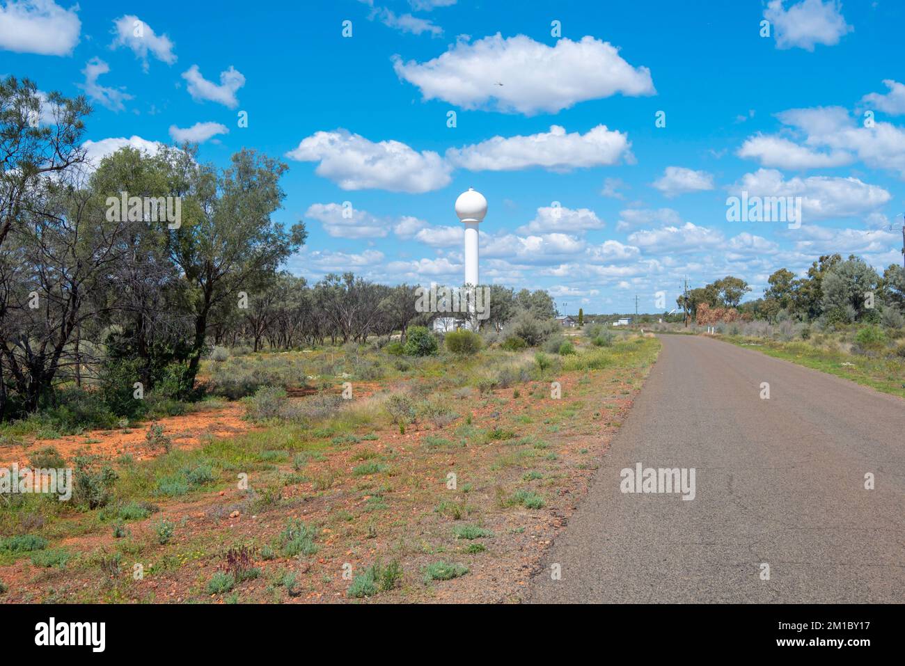 The Doppler or weather radar at Brewarrina Airport in outback New South ...