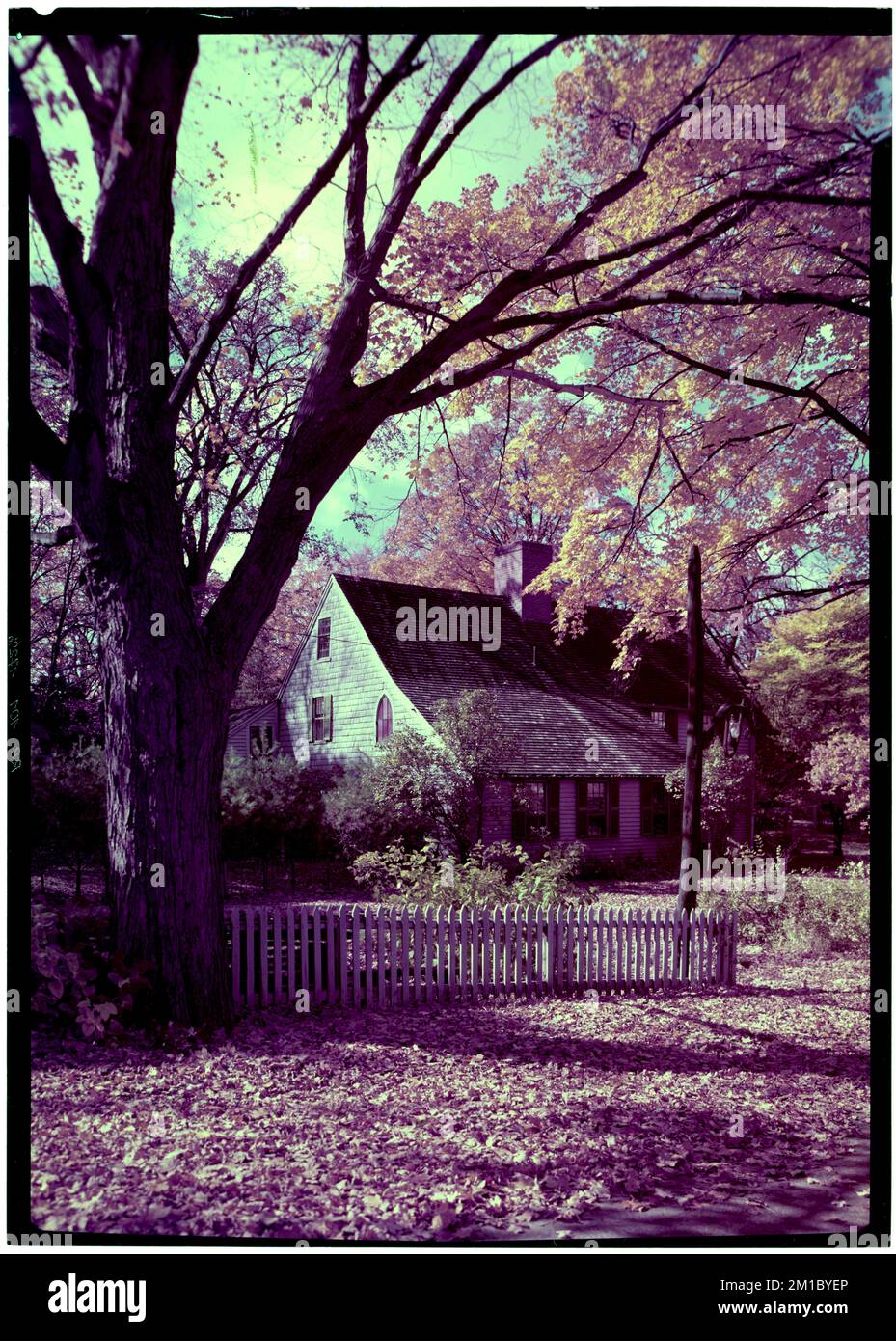 Wenham, Claflin-Richards House , Architecture, Dwellings, Fences, Trees ...