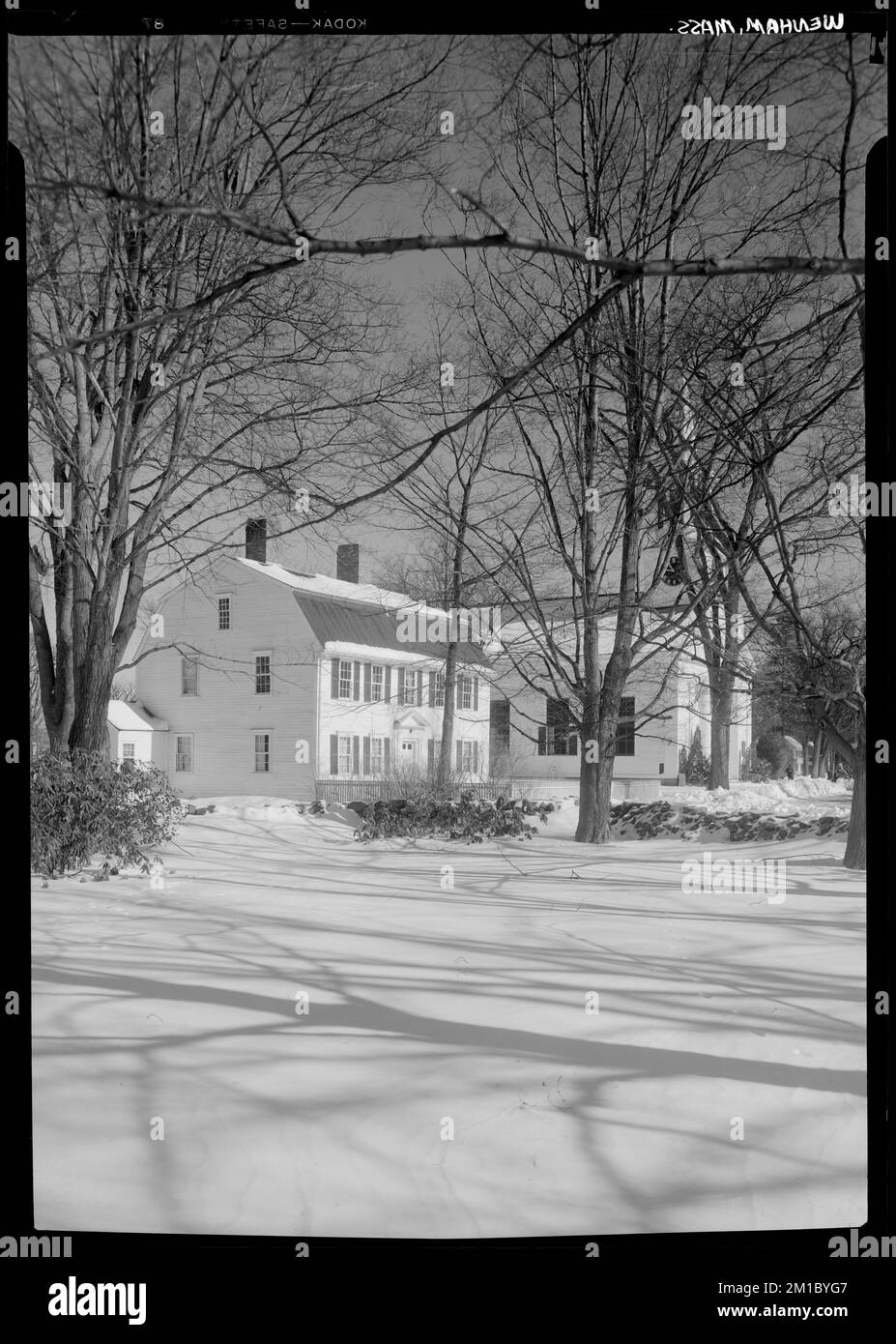 Wenham, Mass., snow , Architecture, Dwellings, Churches, Snow. Samuel ...