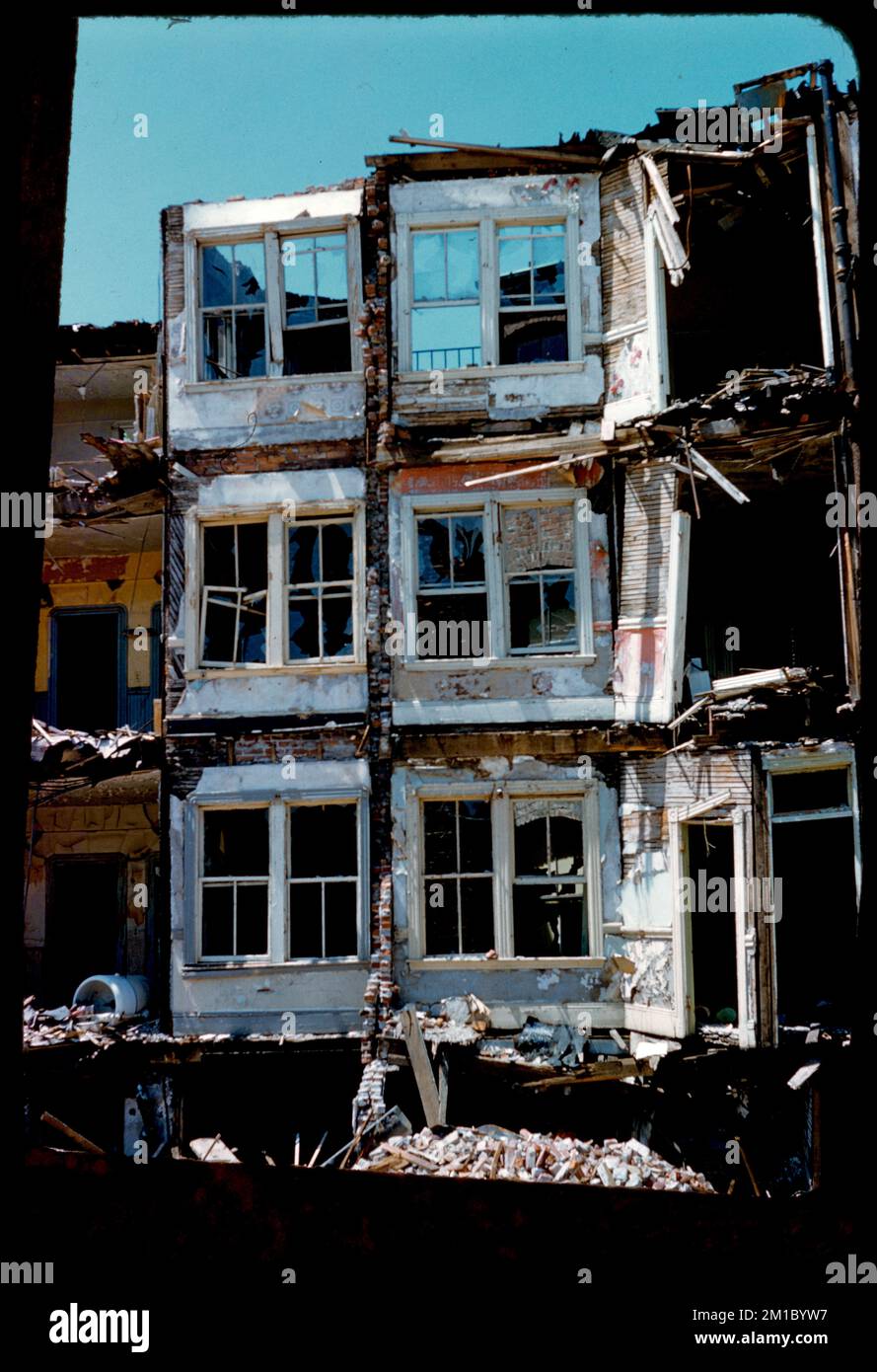 West End ruins , Demolition, Ruins, Urban renewal. Edmund L. Mitchell ...