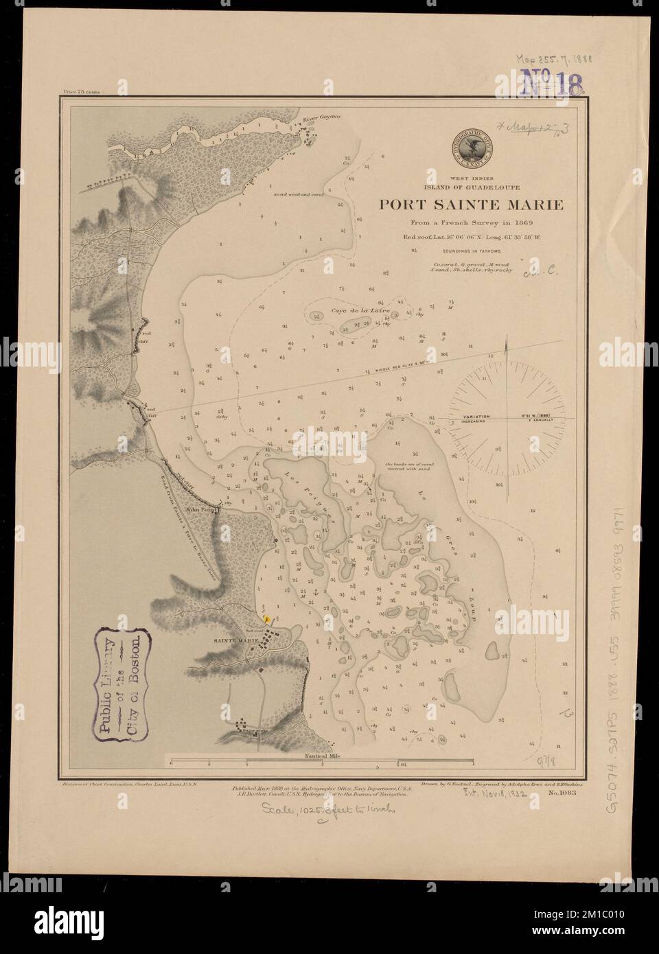 West Indies, island of Guadeloupe, Port Sainte Marie : from a French ...