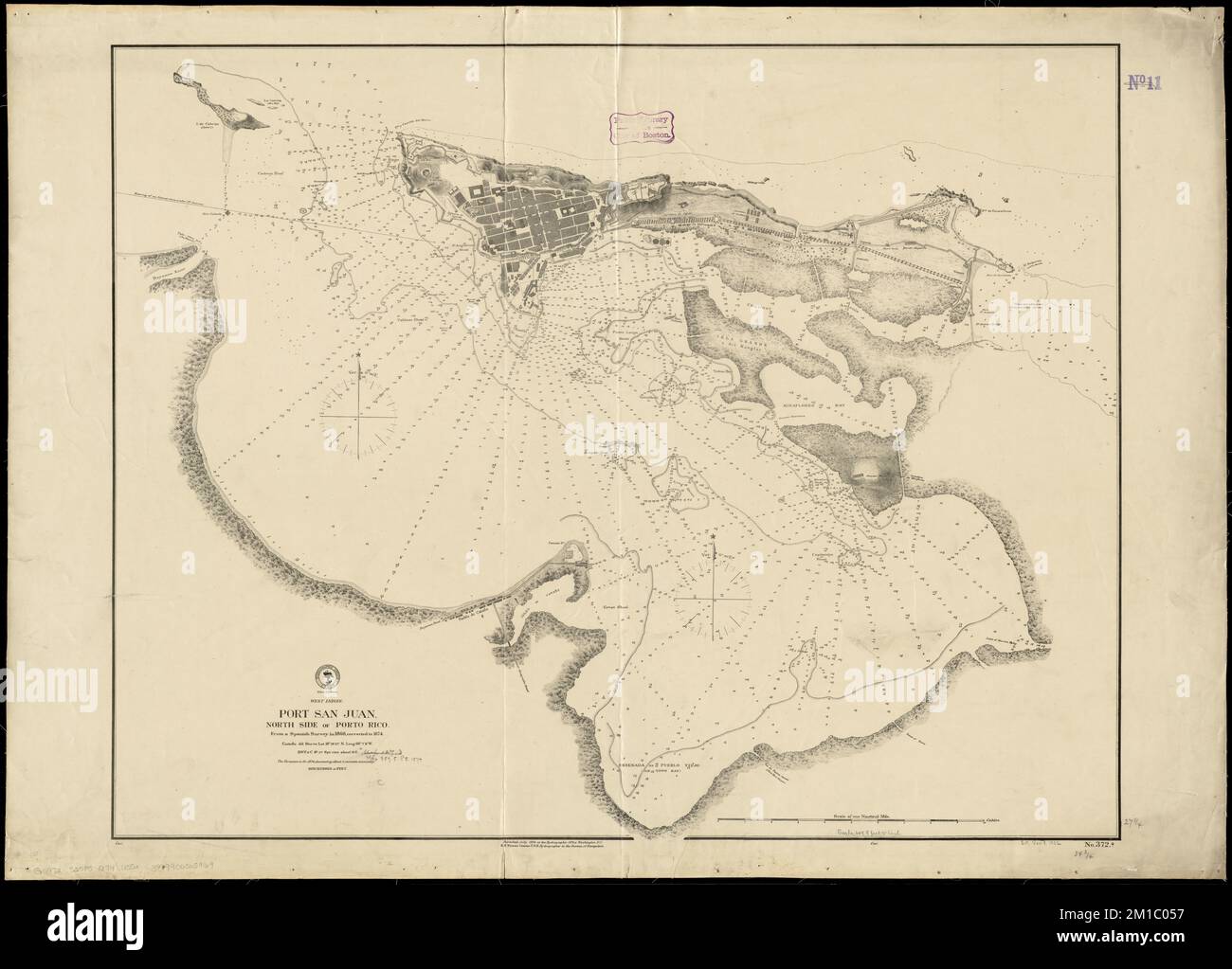 West Indies, Port San Juan, north side of Porto Rico : from a Spanish ...