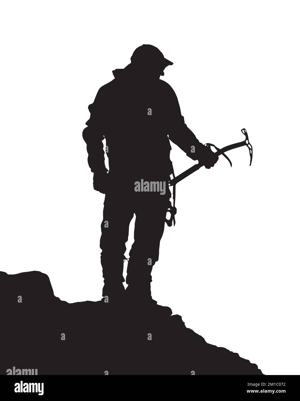 Ice climber everest Stock Vector Images - Alamy