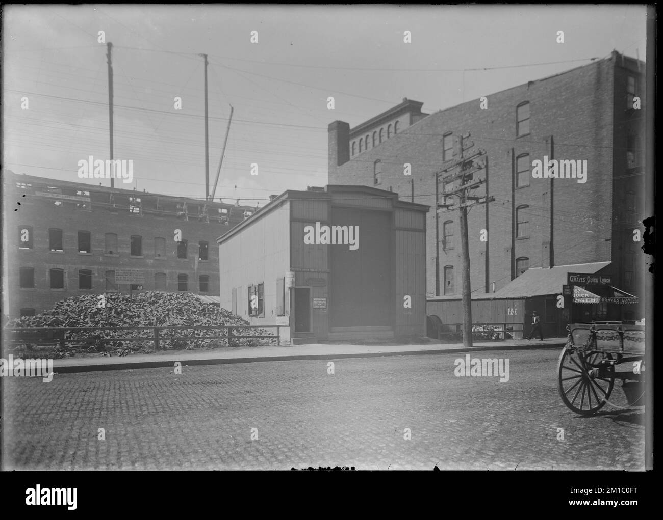 The cable wharf Black and White Stock Photos & Images - Alamy
