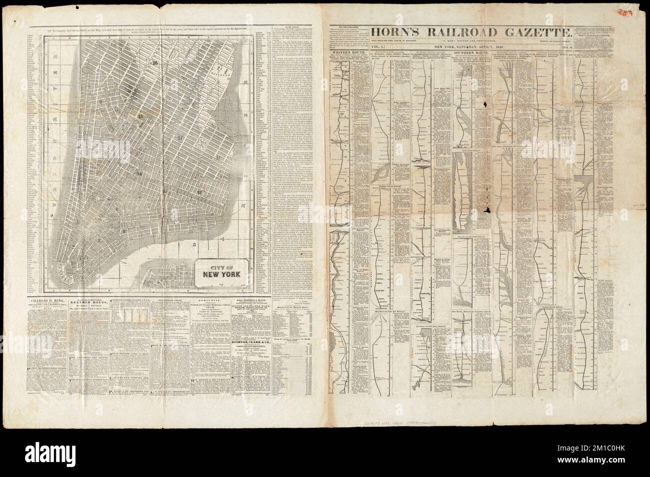 Western route, from Boston to Michigan, Ohio and Indiana ; Southern ...