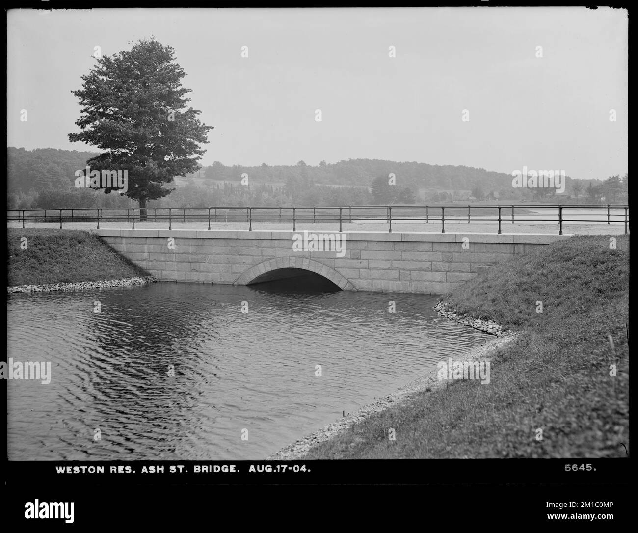 Weston Aqueduct, Ash Street Bridge, Weston, Mass., Aug. 17, 1904 ...